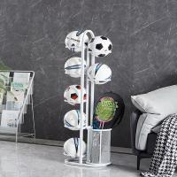 China Children Basket Ball Rack for Regular Size Basketballs and Exercise Ball Storage Stand for sale