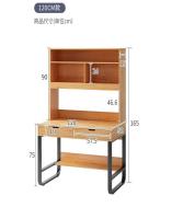 China ISO9001/ISO14001 Certified Work Desk with Storage Shelves Modern Home Office Essential for sale