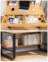 China ISO9001/ISO14001 Certified Work Desk with Storage Shelves Modern Home Office Essential for sale