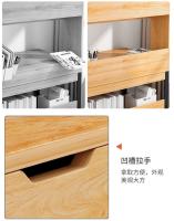 China ISO9001/ISO14001 Certified Work Desk with Storage Shelves Modern Home Office Essential for sale