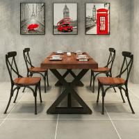 China Antique Furniture Sets Chinese Style Wooden Dinning Table Sets for Rustic Comedores for sale