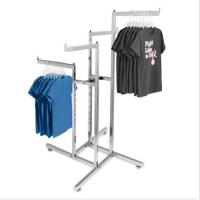 China Powder Coated Reception Desk Clothing Merchandising Display Racks for Department Store for sale