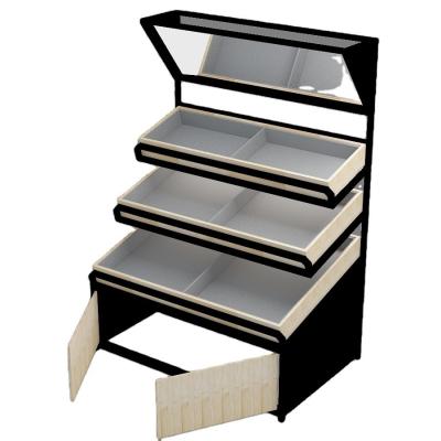 China LED Lighted Commercial Sectional Display Furniture for Fruit and Vegetable Showcase for sale