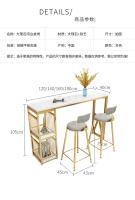 China Metal Marble Coffee Table for Home Bar Counter and Outdoor Living Room Furniture Set for sale