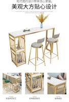 China Metal Marble Coffee Table for Home Bar Counter and Outdoor Living Room Furniture Set for sale