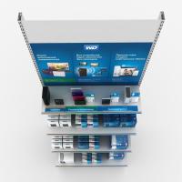 China Branding and Product Pricing Display Racks Cellphone End Cap Display Stand Shelves for sale