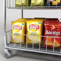 China Wire Shelving Grid Panel Display Racks for Eco-Friendly Advertising and Displaying Snacks for sale