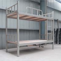 China 1800*1800*2000 Size Bunk Style Metal Double Deck Bed for Dormitory Bedroom Furniture for sale