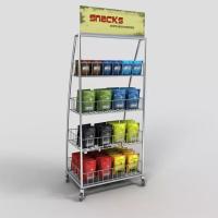 China Wire Shelving Grid Panel Display Racks for Eco-Friendly Advertising and Displaying Snacks for sale