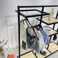 China Metallic Children's Apparel Racks with Shoe Shelves 300KG Capacity Durable and Sturdy for sale