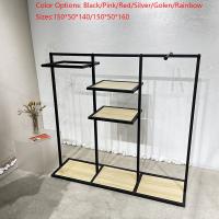 China Metallic Children's Apparel Racks with Shoe Shelves 300KG Capacity Durable and Sturdy for sale