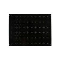 China Custom Size Accepted Black Metal Pegboard Tool Board Panel for Garden Tools Wall Rack for sale