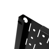 China Custom Size Accepted Black Metal Pegboard Tool Board Panel for Garden Tools Wall Rack for sale