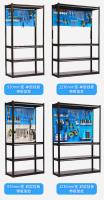 China Customized Metal Pegboard Back Panel Display Stand for Hardware Tools and Organization for sale