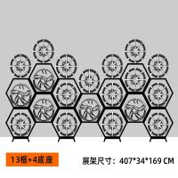China Picture Suggested Car and Wheels Stand with Stainless Steel Rim Display Rack for sale