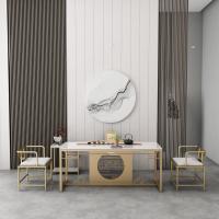 China Furniture Imported Style Tea Room Coffee Table with PU Leather Cover Material for sale