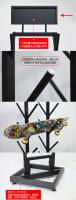 China Customized Reception Desk Skateboard Surfboard Bike Wall Rack for Display and Storage for sale