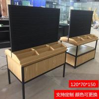 China Divided Storage Stand Box for Custom Display Stand Modern Miniso Wood Display Rack for sale