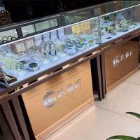 China LED Lighted Glass Display Cabinets for Retail Racks and Customized Jewelry Showcase for sale
