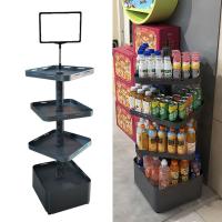 China Metal Display Rack for Large Alcohols Bottles in Convenience Stores and Supermarkets for sale
