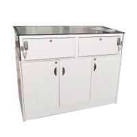 China Retail Shops Customized Mirror Jewelry Display Cabinet with Luxury Wood Finish for sale
