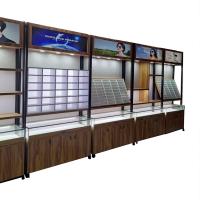 China Convenience Store Display Function Single Sided Shelves Cabinet with Glass Shelves for sale