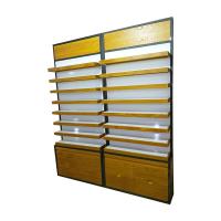 China Convenience Store Display Function Single Sided Shelves Cabinet with Glass Shelves for sale