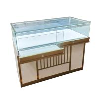 China Commercial Sectional Display Furniture with LED Lights Glass Cabinet Display Showcase for sale