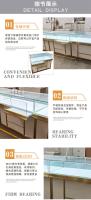 China Commercial Sectional Display Furniture with LED Lights Glass Cabinet Display Showcase for sale