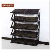 China Supermarket Exhibition Wooden Fruit and Vegetable Storage Rack with Customized Design for sale