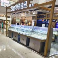 China Commercial Sectional Display Furniture for Gold Jewelry Mall Display Kiosk Showcase for sale