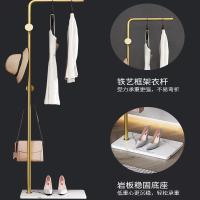 China Boutique Shops Display Stands Customized Stainless Steel Clothing Hangers in Golden Color for sale