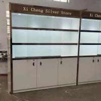 China Advertising Wooden Glass Display Cabinet with Customized Features and Functionality for sale
