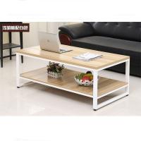 China Modern Living Room Tables with Wooden Center Table and Optional Wheels for sale