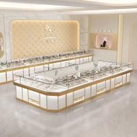 China Commercial Sectional Display Furniture Customized Jewelry Wooden Shop Counter Design for sale