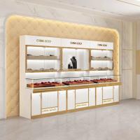 China Commercial Sectional Display Furniture Customized Jewelry Wooden Shop Counter Design for sale