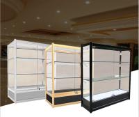 China Custom Size Aluminum LED Light Glass Display Showcase for 1800*1800*2000 Jewelry Sale for sale