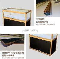 China Custom Size Aluminum LED Light Glass Display Showcase for 1800*1800*2000 Jewelry Sale for sale