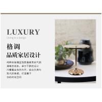 China 3-Tier Stainless Steel Cake Stand Tempered Glass Centerpiece for Wedding Modern Design for sale