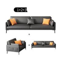 China Light Luxury Living Room and Office Sofa Bed Customized Italian Style with Wood Frame for sale