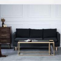 China Modern Living Room Furniture Gold Console Table with Simple and Elegant Gold Design for sale