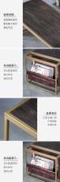 China Modern Living Room Furniture Gold Console Table with Simple and Elegant Gold Design for sale