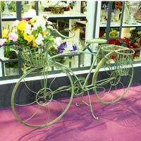 China Modern Flower Pot Bike Display Stand for Creative Weeding and Sofa Set Decoration for sale