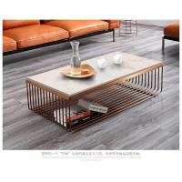 China EUROPEAN Design Style Metal Living Room Table with Convertible Feature and Marble Top for sale