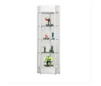China 1800*1800*2000 Modern Corner Showcase for Toys and Collections Glass Display Cabinets for sale