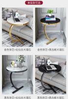China Modern Outdoor L Shaped Dining Table with Extendable Marble Top and Metal Construction for sale