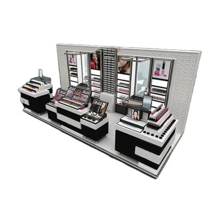 China PU Leather Cosmetic Eyelash Stands Rack Display Shelving for Livingroom Furniture for sale