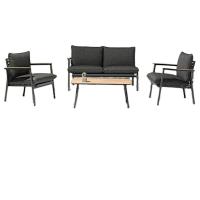 China Customized Logo Luxury Italian Leather Sofa Set for Modern Home Living Room Furniture for sale