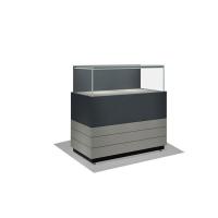 China Livingroom Furniture Aluminum Glass Perfume Cabinet Display Case with Good Qualit for sale