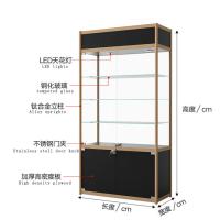 China Lockable Aluminum Glass Display Showcase Cabinet for Jewelry and Museum in 1800*1800*2000 Size for sale